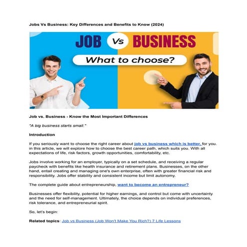 Jobs Vs Business_ Key Differences and Benefits to Know (2024).pdf