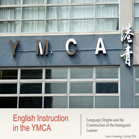 English Instruction in the YMCA | PPT