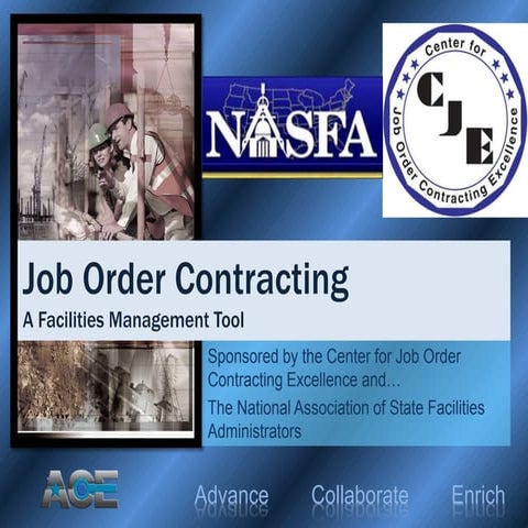 Job Order Contracting 101 | PPT