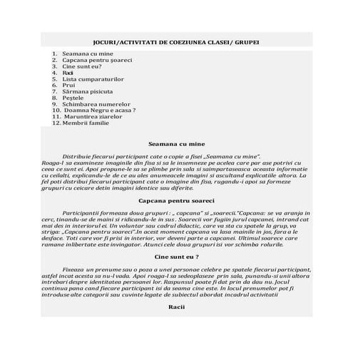 Proiect didactic | DOCX