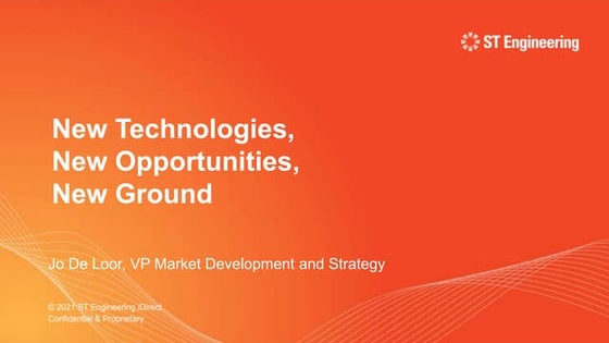 ST Engineering iDirect: Solution Overview: Land Mobility Market | PDF