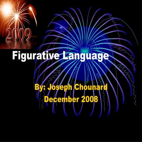 Joe C Figurative Language | PPT