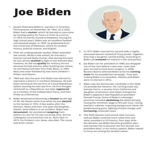 Joe biden | PDF
