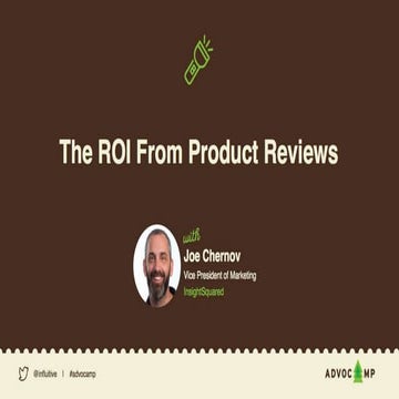 Advocamp: Joe Chernov | PPTX