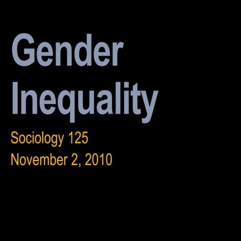 Joe Conti Lecture 17-18 - Gender Inequality.ppt