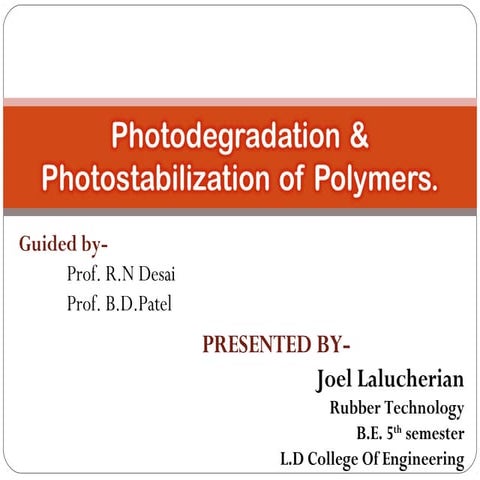 PHOTO-OXIDATION | PPTX