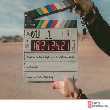 Attracting the Right Buyers with Targeted Video Content | PPTX