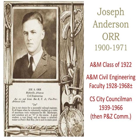 Joe Orr Presentation | PPT