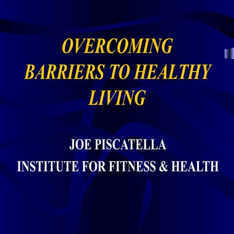 Joe piscatella pp | PPT