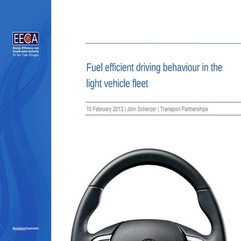 Fuel efficient driving behaviour | PPT