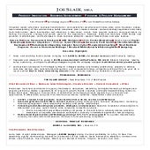 Joe slade resume 2021 | DOCX