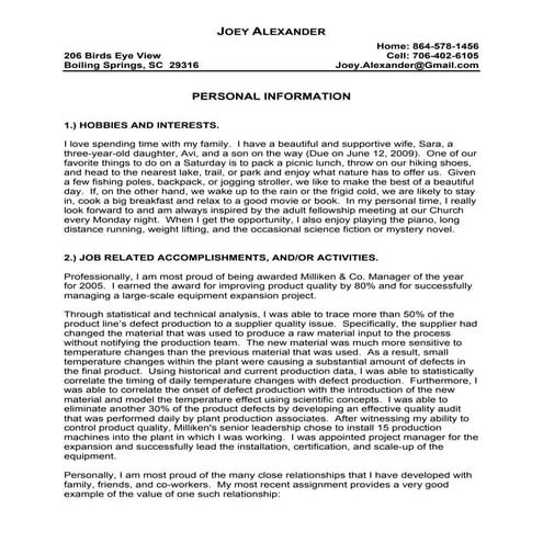Raytheon Resume | DOCX