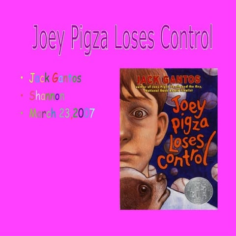 Joey Pigza Loses Control | PPT