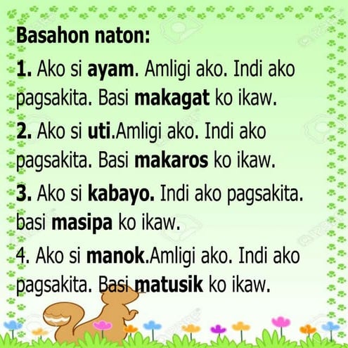 pabasa for my demonstration in publisher | PPT