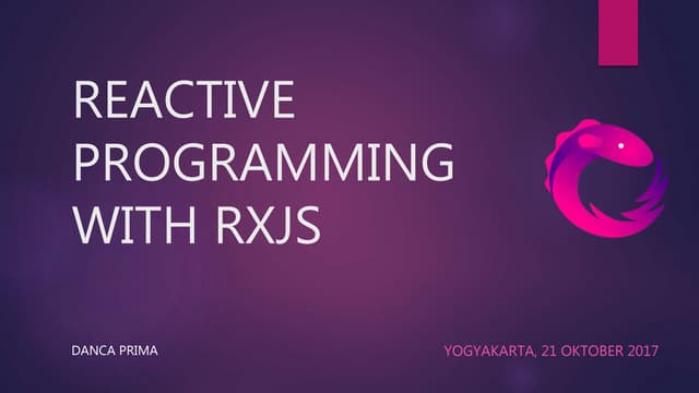 Reactive Programming with RxJS | PPT Reactive Programming with RxJS | PPT