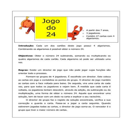 Jogo do 24[1] | PPT