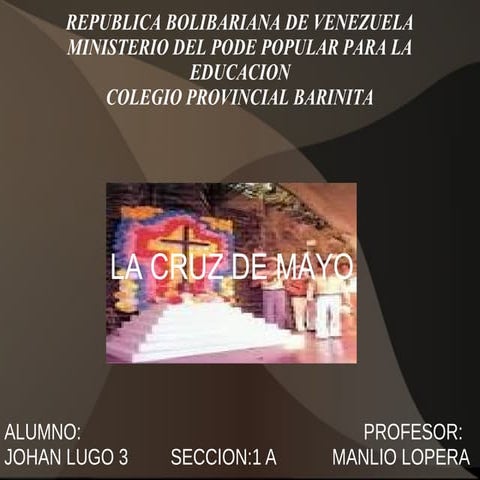 La cruz de mayo | PPTX