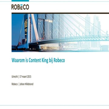 Waarom is Content King bij Robeco | PPT