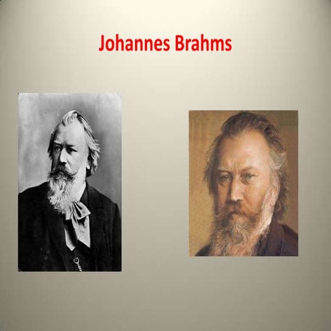 Johannes brahms | PPTX