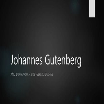 Johann Gutenberg | PPT