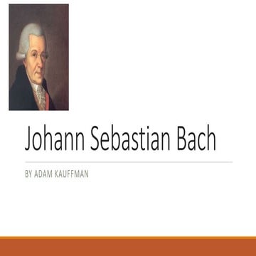 Johann sebastian bach | PPTX