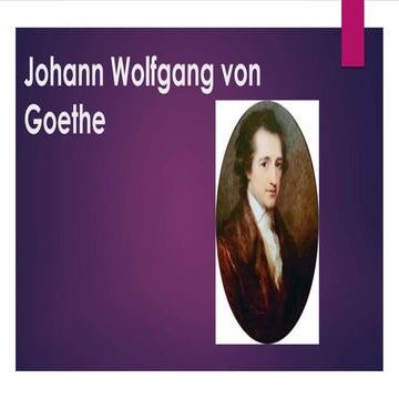 Johann wolfgang von goethe (1) | PPTX