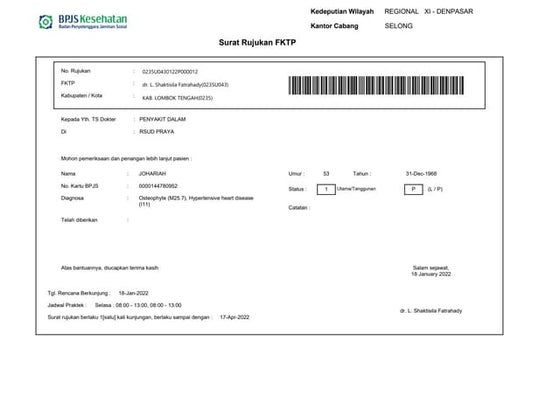 contoh rujukan bpjs ke RS CreatePDF (6.pd)f | PPT