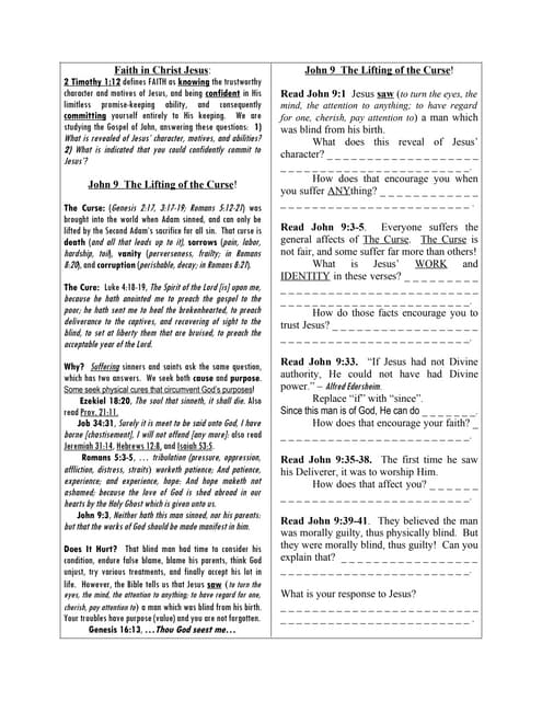 The faith of jesus bible study | PPTX | Christianity | Religion ...