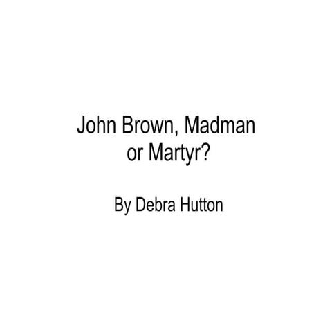 John Brown | PPT
