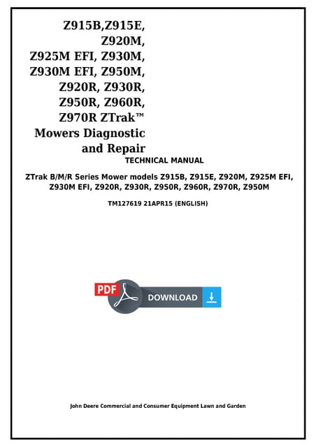 John Deere 544B Manual | PDF