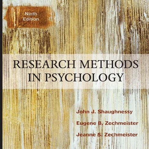 john-j-shaughnessy-eugene-b-zechmeister-jeanne-s-zechmeister-research ...
