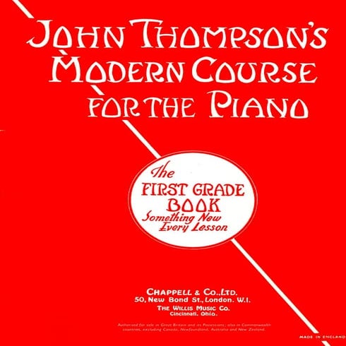 John thompson-piano-1 | PDF