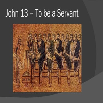 To be a Servant | PPT
