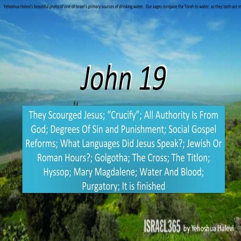 John 19, Scourge; Crucify; Authority; Degrees Of Sin Punishment; Roman ...