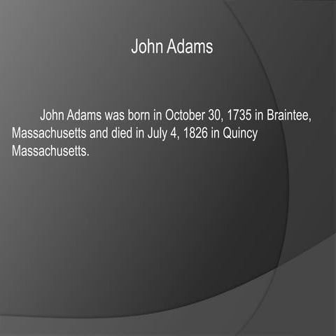 John adams | PPTX