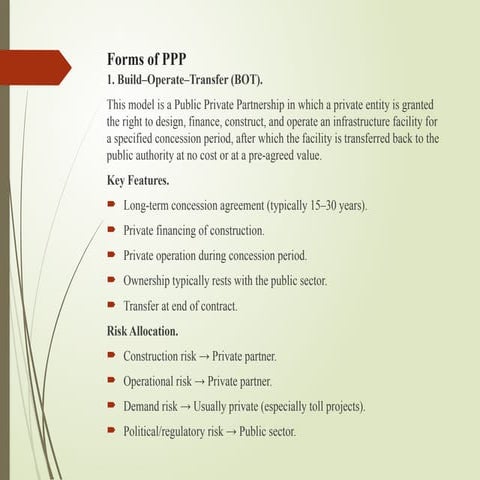 Build - Operate - Transfer | PPTX