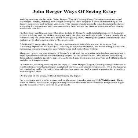 John Berger Ways Of Seeing Essay.pdf