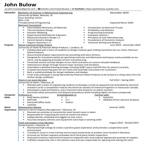 Jason Felix Resume | DOCX