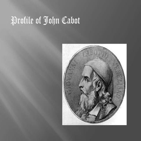 John Cabot | PPT