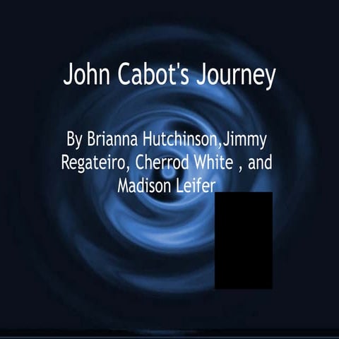 John Cabot | PPT
