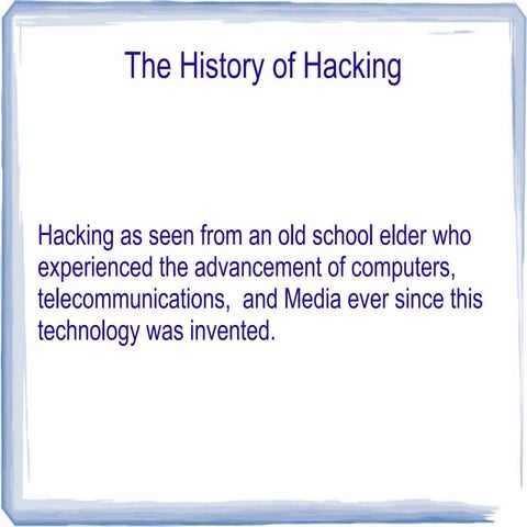 John “captain crunch” draper. history of hacking | PDF
