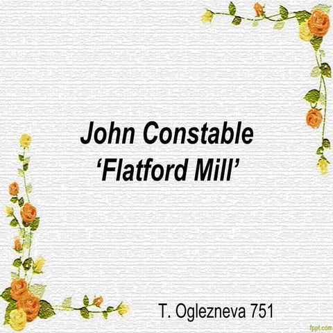 John constable | PPTX