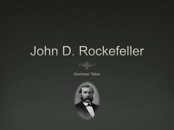 John d. rockefeller | DOC | Commodities | Economy