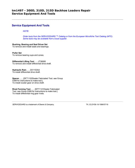 Nissan Forklift Internal Combustion D01 Series Service Repair Manual.pdf