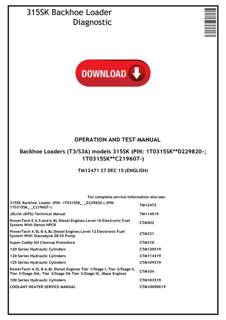 John Deere 2025R Tractor Service Repair Manual.pdf