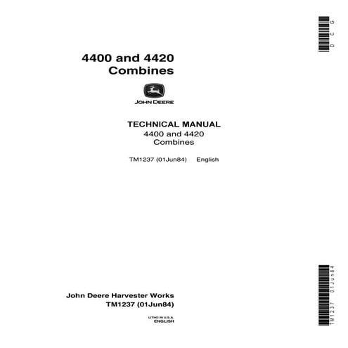 John Deere 4400 Combines Service Repair Manual.pdf