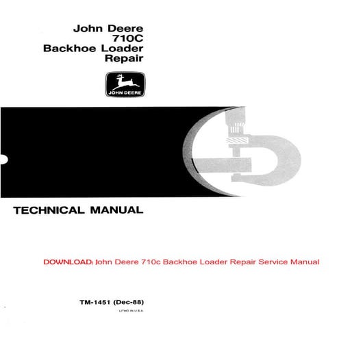 John deere 710c backhoe loader Technical manual.pdf