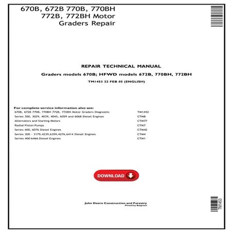 John Deere 772B, 772BH Service Repair Manual.pdf