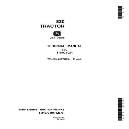 John Deere 830 Tractor Service Repair Manual.pdf