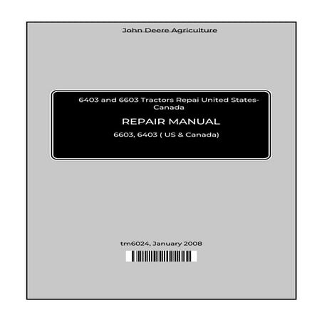 35D and 50D John Deere Excavator Repair Technical Manual | PDF